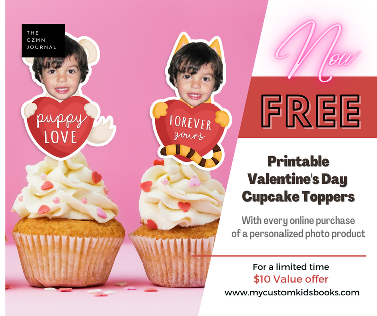 FREE Printable Valentines - Valentines Cupcake Toppers or Personalized ...