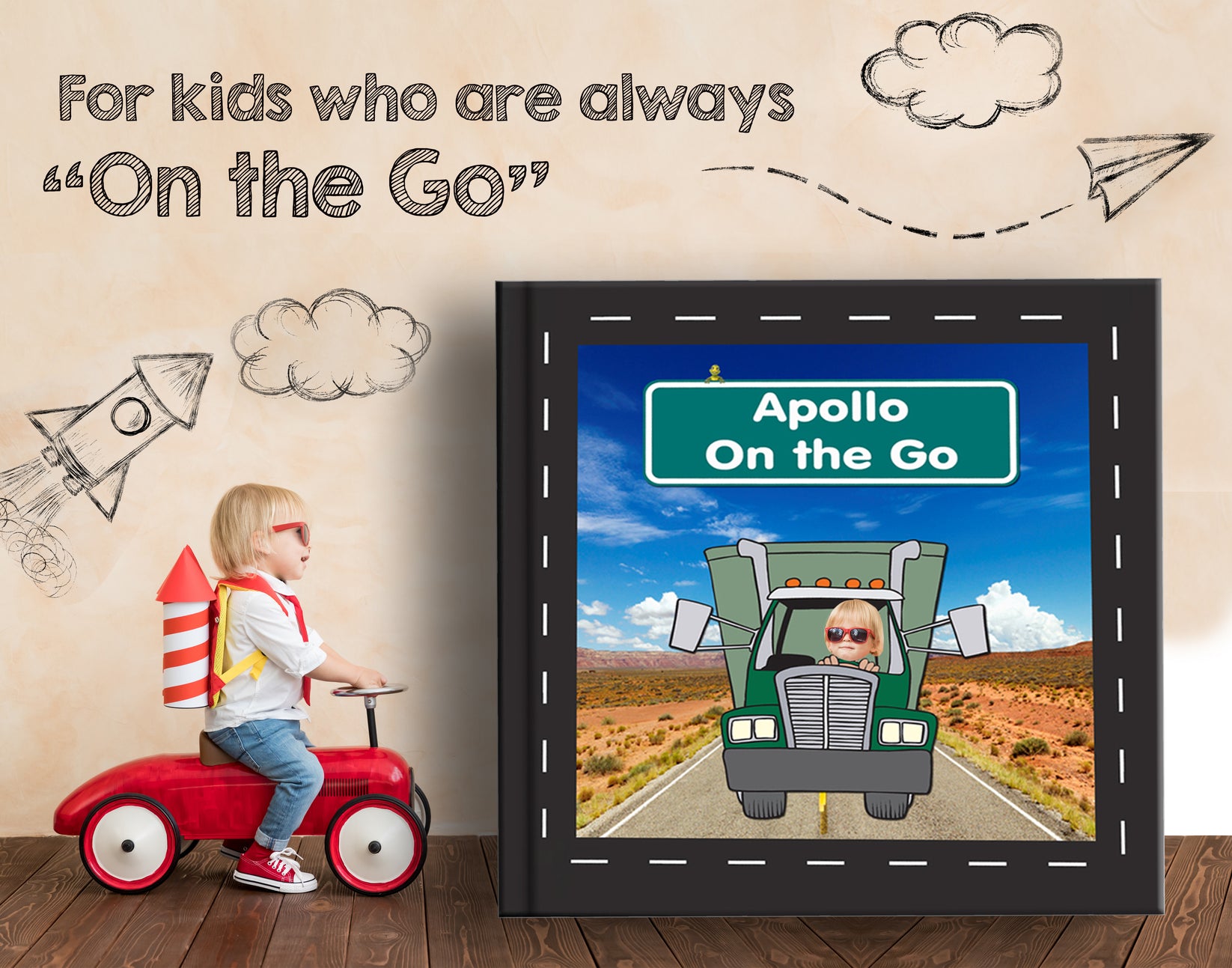 Personalized Truck Book for Boys, with photo face and name – My Custom ...