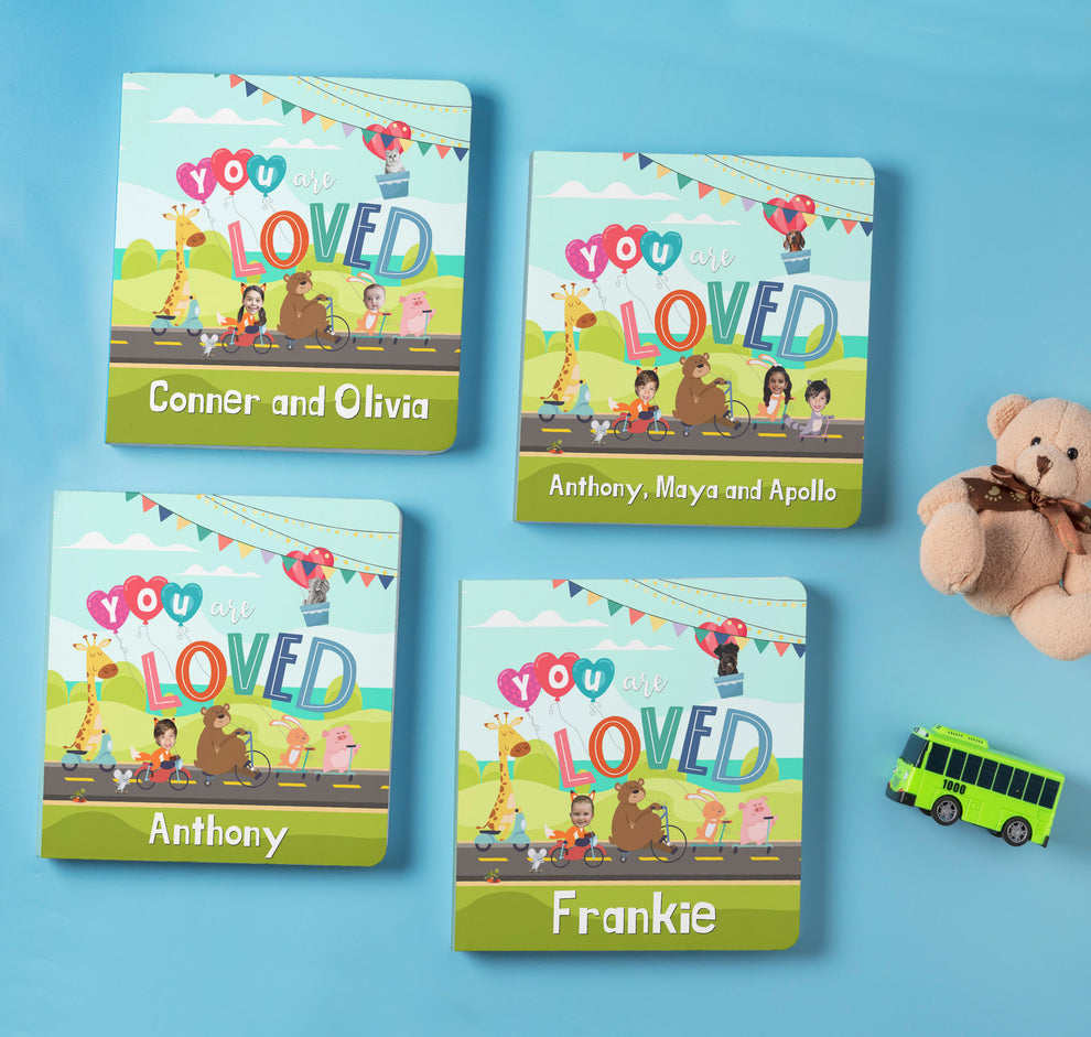 Personalized Book for multiple children with photos and pet or toy – My ...